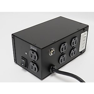 ZeroSurge 6R15W-4USB - 6 Outlet Plug-in Surge Protector and 4 Port USB Charger Version 2