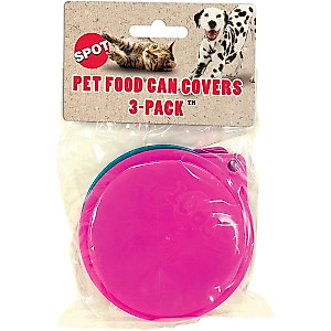 SPOT Ethical 3-1/2-Inch Pet Food Can Covers, 3-Pack