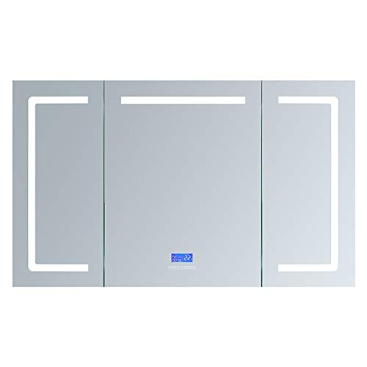 Lexora Home Lesina 60" x 36" LED Medicine Cabinet with Defogger