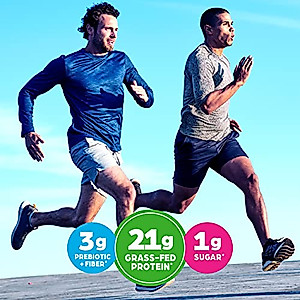 Orgain Grass Fed Whey Protein Powder, Vanilla Bean - 21g of Protein, Low Net Carbs, Gluten Free, Soy Free, No Sugar Added, Kosher, 1.82 Lb (Packaging May Vary)