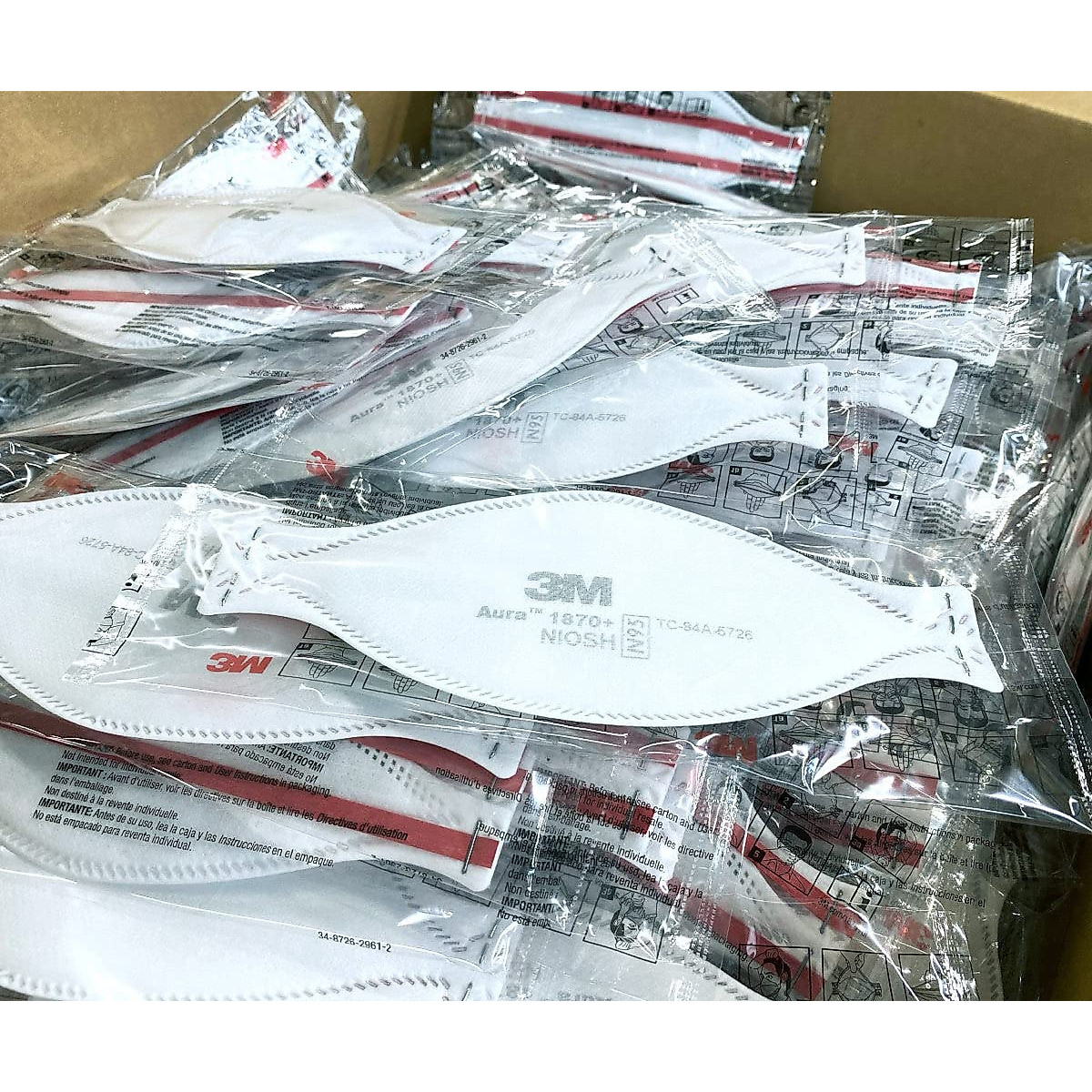 3M*- Aura 1870+ Niosh Certified - Pack of 20