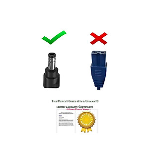 UpBright 5V AC/DC Adapter Compatible with Homitt Electric Spin Scrubber 360 Cordless Power Shower Scrub HTSS01 HT-SS01 HTSS02 HTSS05 HT-SS02 HT-SS05 3.65V Battery 5.5V Power Supply Charger (Barrel)