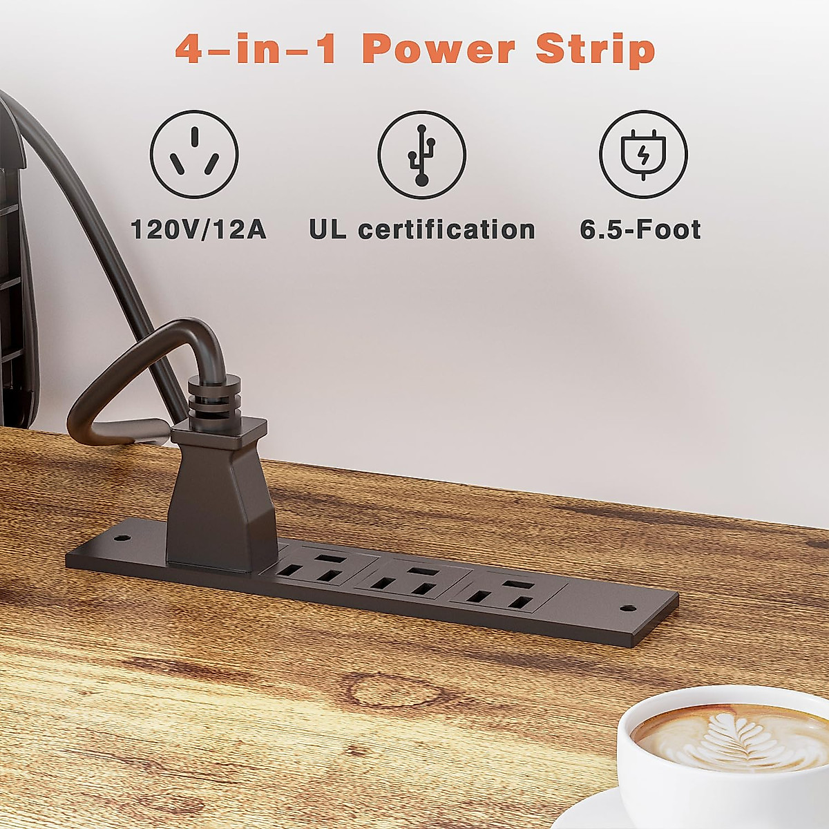 YESHOMY Swivel TV Stand with Mount for Television up to 75”, Entertainment Center with Power Outlet and Storage Shelves for Living Room, Firewood