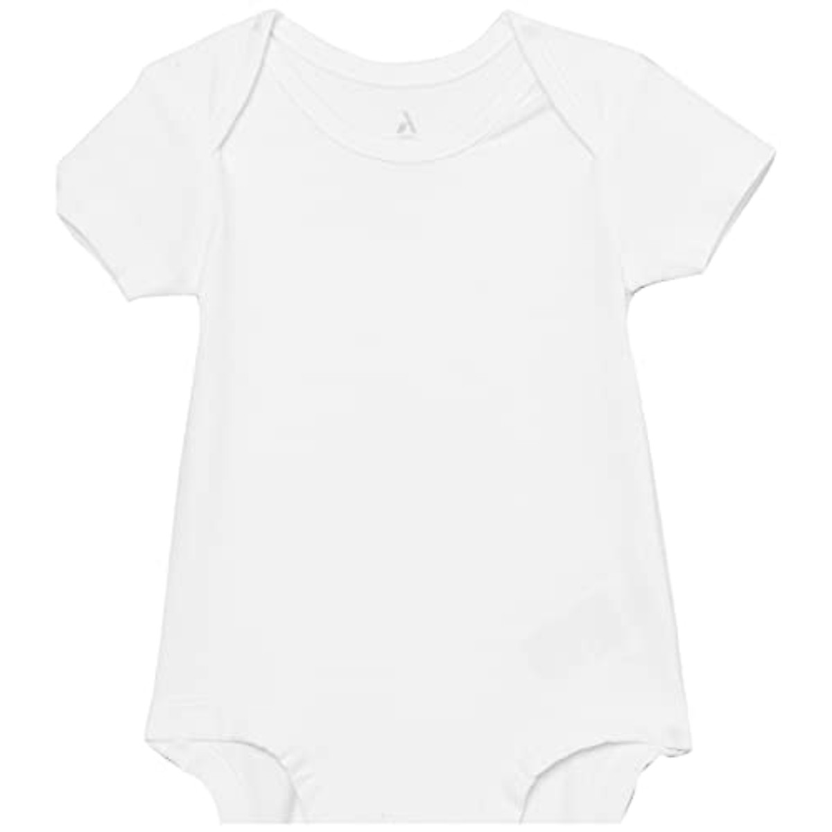 Amazon Essentials Unisex Babies' Cotton Stretch Jersey Short Sleeve Bodysuit (Previously Amazon Aware), Pack of 3, White, 12 Months