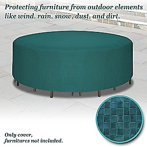 Strong Camel Patio Outdoor Garden Furniture Cover Winter Protector Round Square Table Chair Set-Green