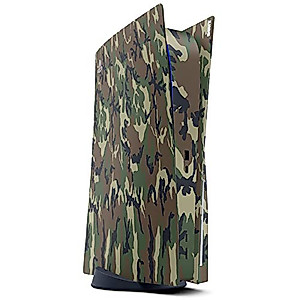 PS5 Disk Console Camo Skin Decal Vinal Sticker + 2 Controller Skins Set