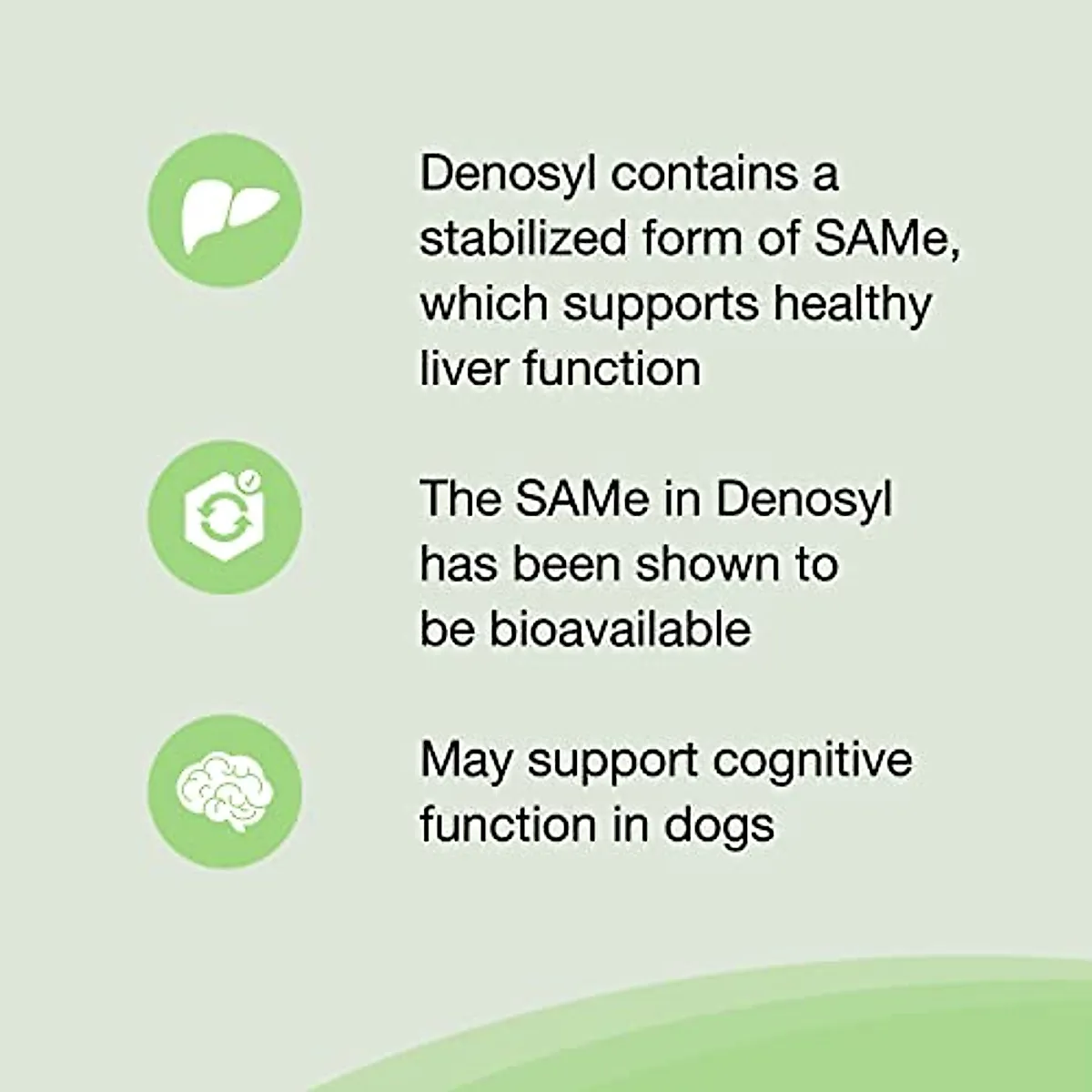 Nutramax Denosyl Liver and Brain Health Supplement for Large Dogs, With S-Adenosylmethionine (SAMe), 30 Tablets
