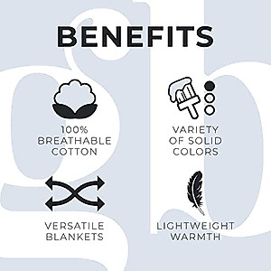 Great Bay Home 100% Cotton Waffle Weave Blanket. Lightweight and Soft, Perfect for Layering. Mikala Collection, Oatmeal, King