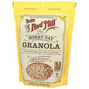 Bobs Red Mill Cereal Granola Honey Oat, 12 oz