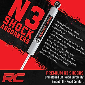 Rough Country 4.5-5.5" N3 Front Shocks for 98-11 Ford Ranger - 23211_A