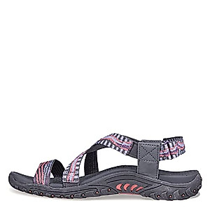 Skechers Reggae - Stay Together Gray/Purple 8 B (M)