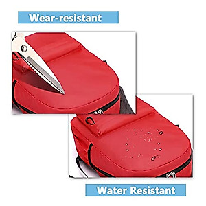 Nuvuiolf Anime Backpack Leisure Laptop Backpack Lightweight Travel Storage Daypack For Men And Women Red 2