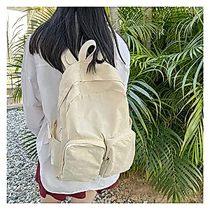 DINGZZ Fashion Women Backpack School Backpack College Student Travel Canvas Bags Female Book Bag (Color : D, Size : 28 * 12 * 37CM)