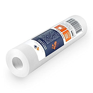 Reverse 10” x 2.5” Osmosis Coconut Carbon GAC Sediment RO Water Filters Set by Aquaboon