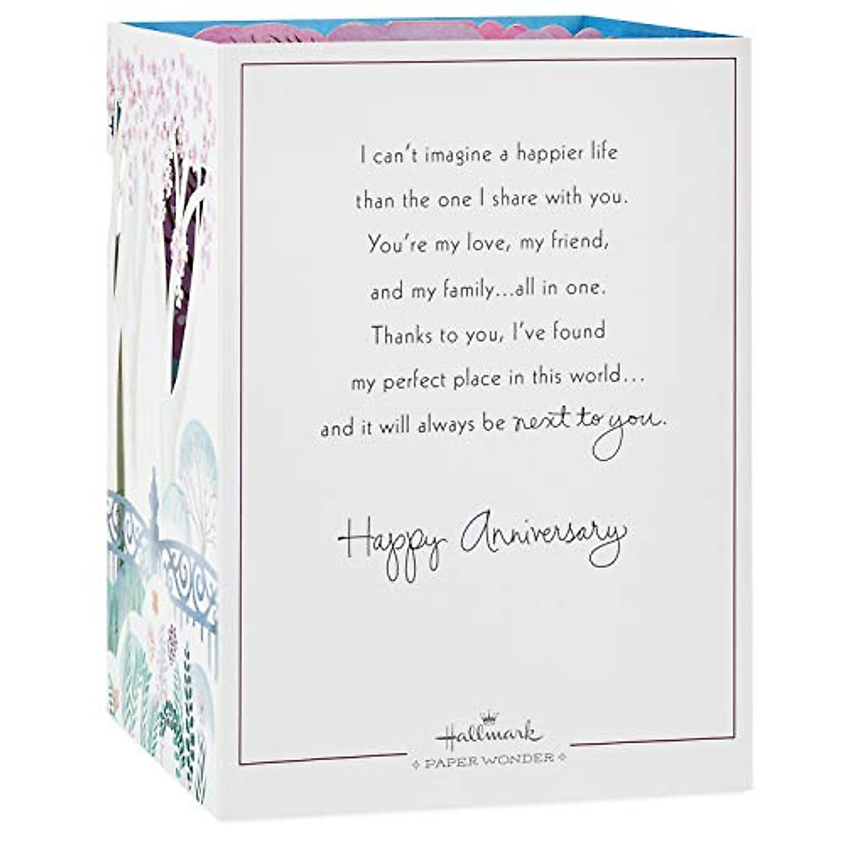 Hallmark Paper Wonder Displayable Pop Up Anniversary Card (Paris) (899RZW1009)