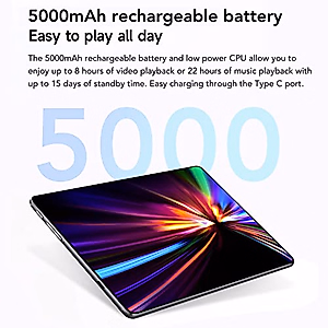 FOTABPYTI Tablet PC, 1600x2560 IPS Screen 10.1 Inch Tablet for Home (US Plug)