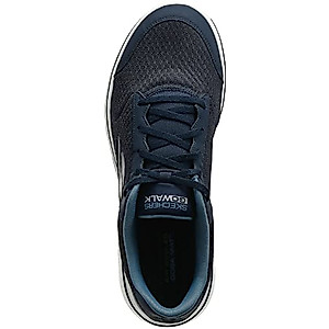 Skechers mens Gowalk 5 Qualify - Athletic Mesh Lace Up Performance Walking Shoe Sneaker, Navy, 11 US