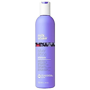 Milk_shake Silver Shine Purple Shampoo for Blonde Hair - Blonde Toner for Brassy Hair 100% SLES-Free, 10.1 Fl Oz