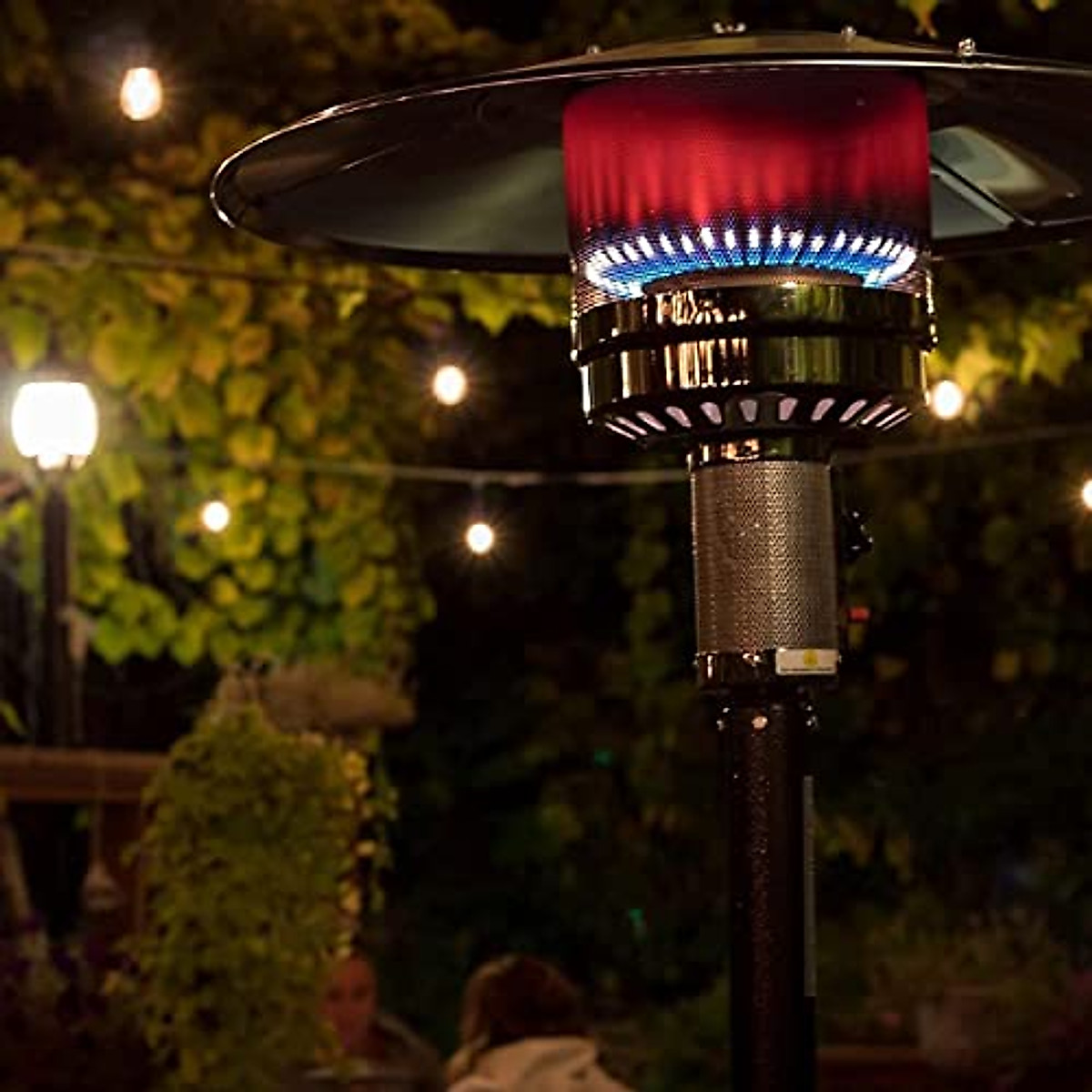 Kisworm Patio Heater Reflector Shield, Propane Outdoor Heaters Replacement Part - Top Dome, 3-Hole Mount, 33" Dia Round