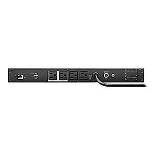 APC Smart-UPS 500VA Lithium Ion UPS with SmartConnect, SCL500RM1UCNC, Line Interactive, Sine Wave UPS, Short-Depth 120V Uninterruptible Power Supply with Network Card