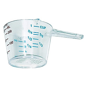 Chef Craft Select Plastic Measuring Cup, 1 Cup, Clear