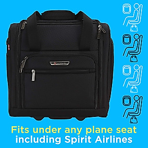 TPRC Seat Carry-On Bag, Purple, Underseater 15-Inch