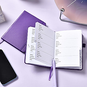 Password Book with Alphabetical Tabs - Medium Size Internet Address & Password Keeper Logbook, Hardcover Password Notebook