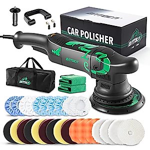 BATOCA Dual Action Polisher, Auto Buffers and Polishers, da Buffer for Car Detailing, 6 Inches and 700w Random Orbital,6 Variable Speed with Polishing Pads for Waxing,Buffing,Sanding