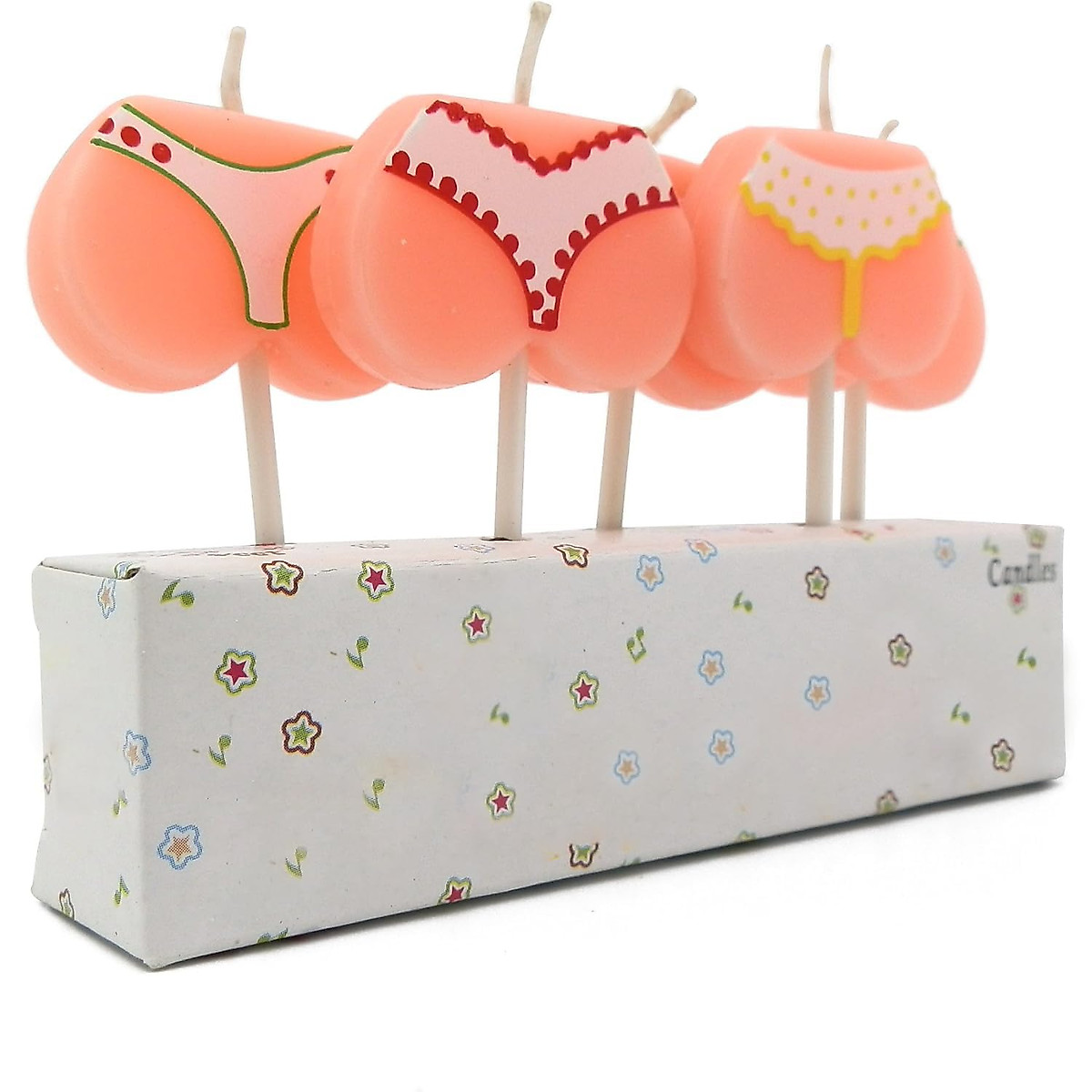 Ornerx Funny Bikini Themed Birthday Cake Candles Valentines Day