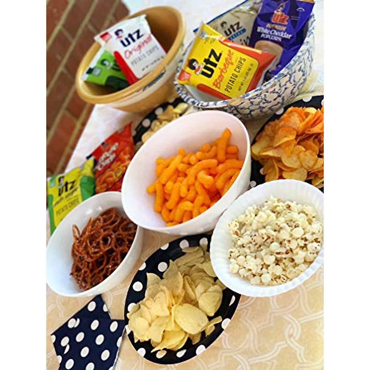 Utz Variety Pack of 60 Individual Potato Chip, Cheese Curl, Popcorn & Pretzel Snacks for On-the-Go