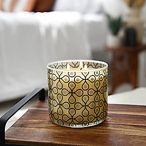 Candle-lite Premium Vanilla Sun Scent, 14 oz. 3-Wick Aromatherapy Candle with up to 45 Hours of Burn Time, Yellow