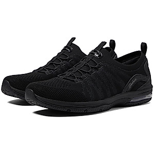 SKECHERS Women's Active-AIR Sneaker, Black, 8.5