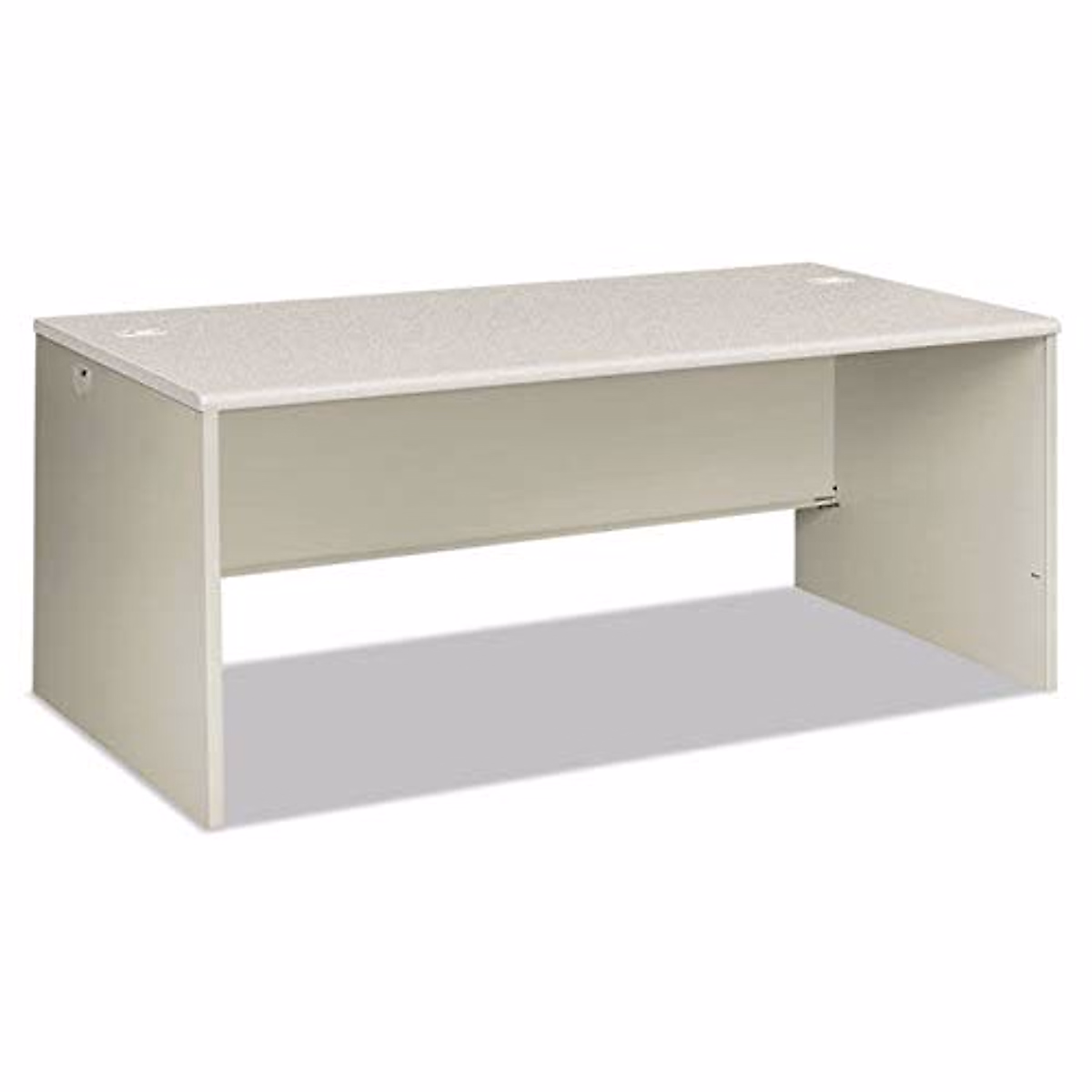 HON 38000 Series Desk Shell, 72" X 36" X 30", Light Gray/Silver
