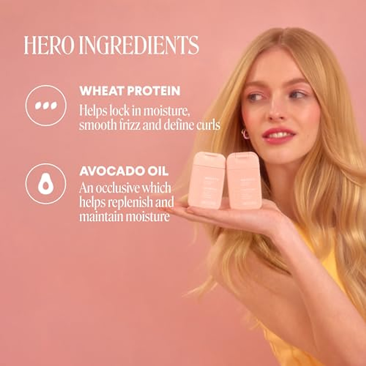 Monday Haircare Smooth Shampoo & Conditioner Travel Pack -50ML Travel Kit (2 x Shampoo,2 x Conditioner)