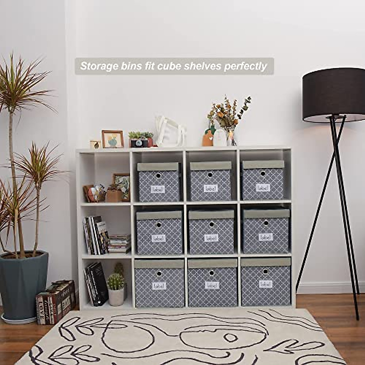 GRANNY SAYS Bundle of 3-Pack Storage Cubes for Closet & 3-Pack Storage Cubes for Organizing