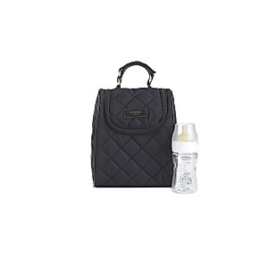 Storksak Stevie Quilt Diaper Changing Bag, Black