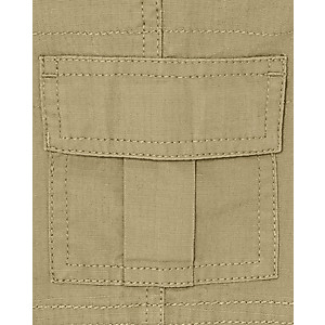 The Children's Place Baby Boys And Toddler Boys Pull on Cargo Shorts,Black/Flax/Storm 3 Pack,12-18MOS