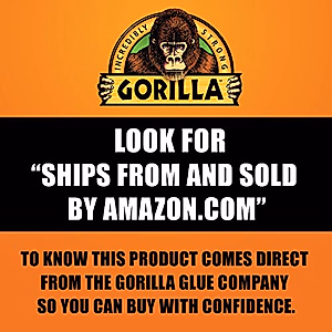 Gorilla Tough & Clear Double Sided Adhesive Mounting Tape, Extra Large, 1" x 150", Clear, (Pack of 1)