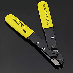 Miller U.S. Original Imported Straight Handle Single Hole Fiber Optic Cable Stripper FO-103S Fiber Stripping Pliers