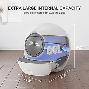 YSSAIL Self-Cleaning Cat Litter Box