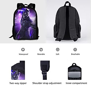 BIGOMER 17 Inch Backpack for Boy Student School Bags Waterproof Travel Backpack School Bookbag for Boys