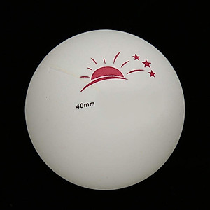 VBESTLIFE Ping Pong Balls with Box, 60 Pcs 3-Star Table Tennis Ball Ping Pong Balls for Competition Training Entertainment(White)