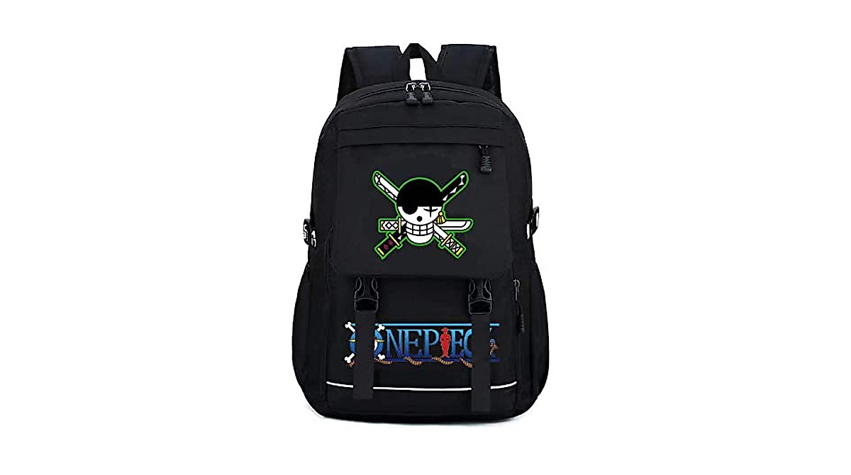 One Piece Zoro Backpack: School, Laptop & Travel Bag