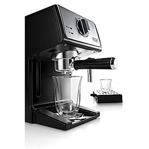 De'Longhi A-3220-RMB Espresso Cappuccino Maker Manual Frother, 9.6 x 7.2 x 11.9, Black