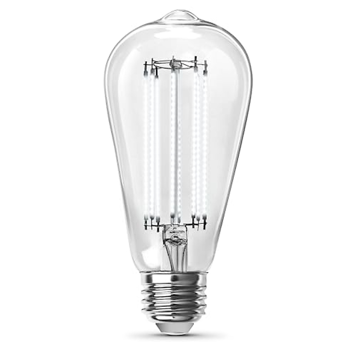 Feit Electric ST19 Vintage Edison LED Light Bulb, 100W Equivalent, Dimmable, 5000K Daylight, 1490 Lumens, E26 Base, Retro Filament Light Bulbs, 15,000-Hour Lifetime, ST19100CL/950CA/2, 2 Pack