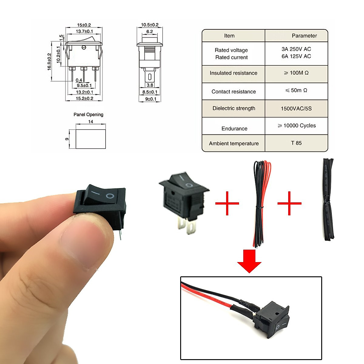 EUDAX 18 Set DC Motors Kit,Mini Electric 1.5-3V 24000RPM Hobby Motor with 252Pcs Plastic Gears,2 x AA Battery Holder ,Wires for STEM DIY Toy