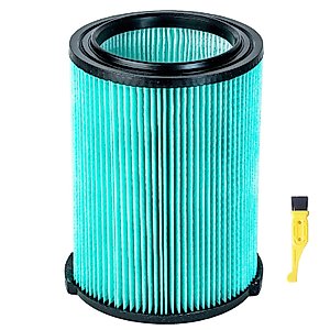 VF6000 5-Layer HEPA Replacement Filter for Ridgid Shop Vac 5-20 Gallon Wet/Dry Vacuums WD5500 WD0671 WD6425 WD7000 WD1280 WD1851 WD1680 WD1956 RV2400A 1400RV RV2600B, for Husky 6-9 Gallon Vacs