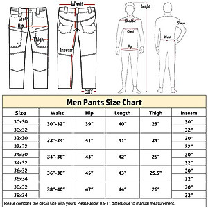 CARWORNIC Men's Outdoor Tactical Pants Rip-Stop Lightweight Stretch Military Cargo Work Hiking Pants Army Green