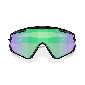 Oakley Men's Oo9418 Wind Jacket 2.0 Rectangular Sunglasses, Black, 45 mm