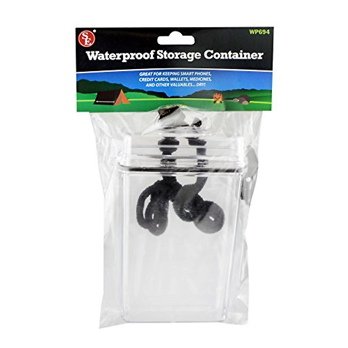 SE Waterproof Storage Container with Lanyard - WP694